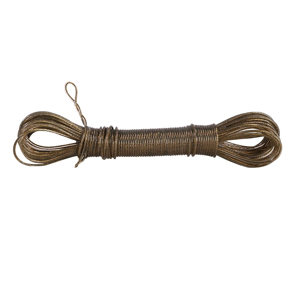 50m Steel Core Washing Line Rope Strong Thick Laundry Outdoor Clothes ...