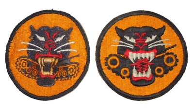 Original WWII US Army 4 & 8 Wheel Tank Destroyer TD Patch Lot AA22 | eBay