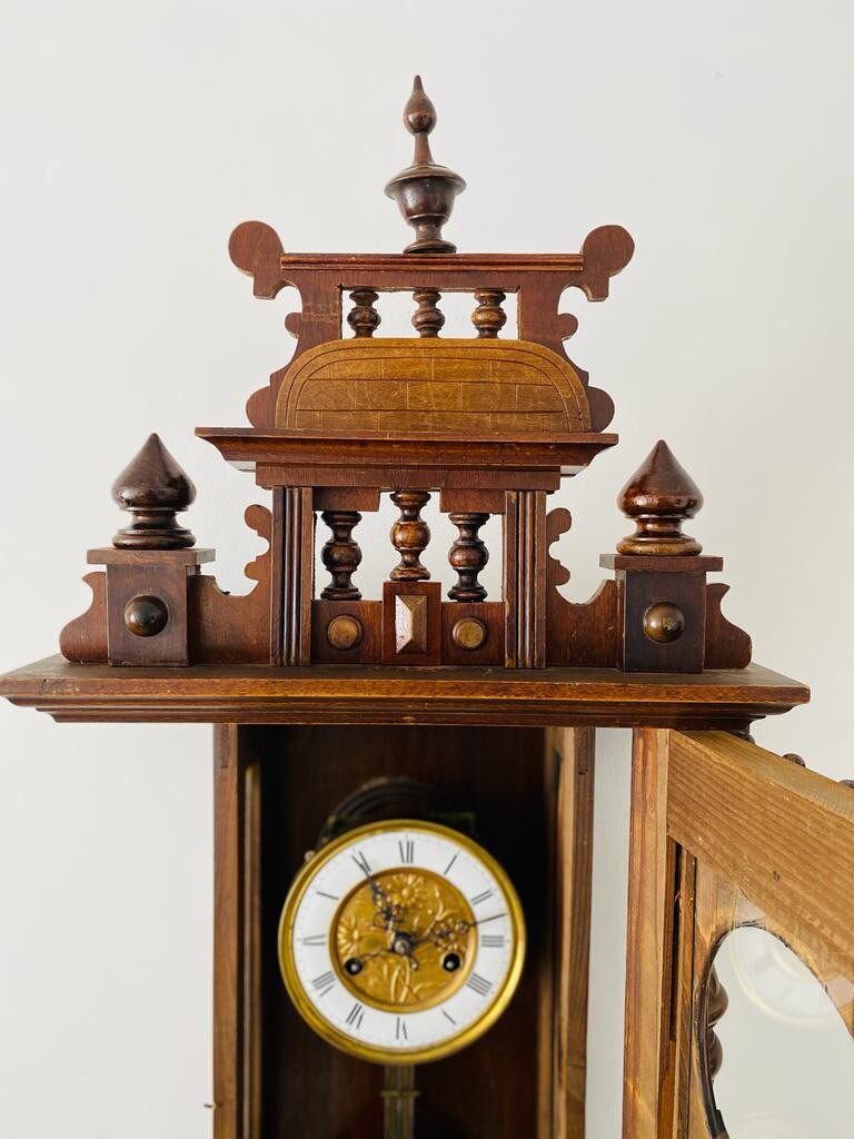 Spectacular Late 19th Century Keyhole Vienna Wall Clock | eBay