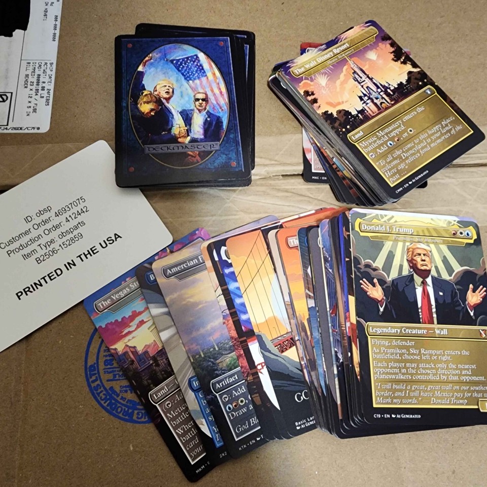 Donald Trump - Digital Altered 130+ Card Commander Deck Magic The ...
