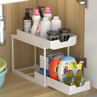 Under Sink Organizers - 2 Tier Sliding Shelf for Bathroom & Kitchen ...