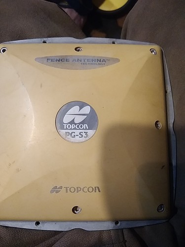 Topcon PG-S3 PGS3 GPS Machine Control Fence Antenna 01-100301-03 | eBay