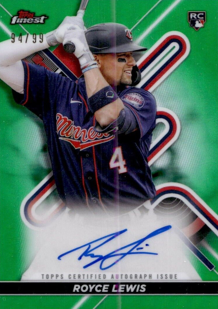 2022 Topps Finest - Finest Autographs Green Refractor #FA-RL Royce ...