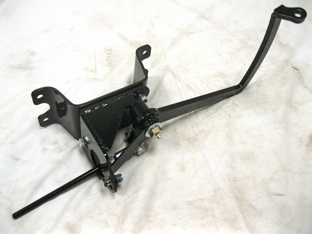 Universal Frame Mount Black Manual Brake Pedal Assembly Street Rod Ford ...