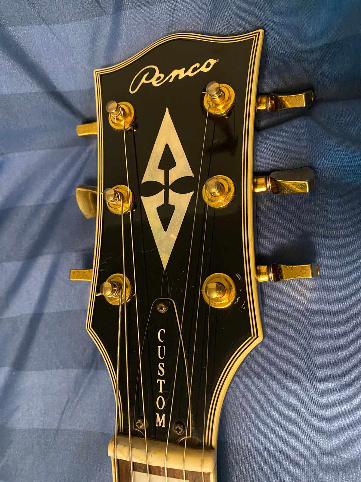 1977 PENCO LES PAUL CUSTOM Electric Guitar W/case Matsumoku Japan | eBay