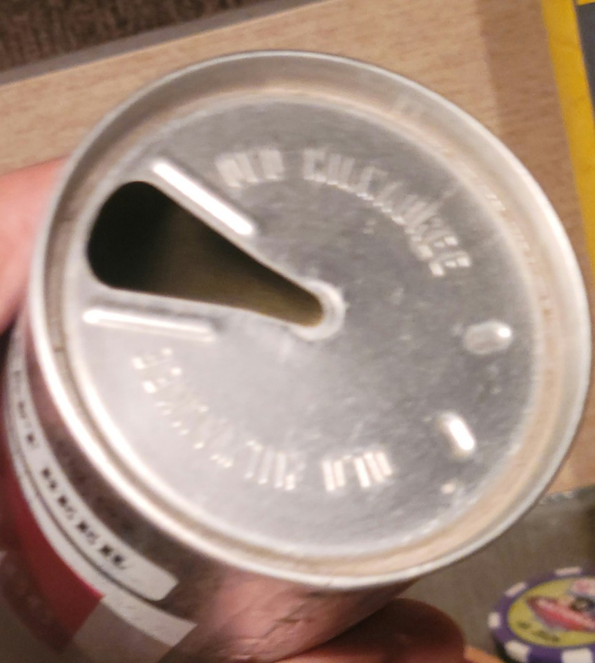 1969 14 OUNCE OLD MILWAUKEE DRAFT PULL TAB BEER CAN SCHLITZ LONGVIEW ...
