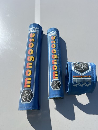 Mongoose Californian BMX Pad Set Pro Class Blue Original OG Rider ...