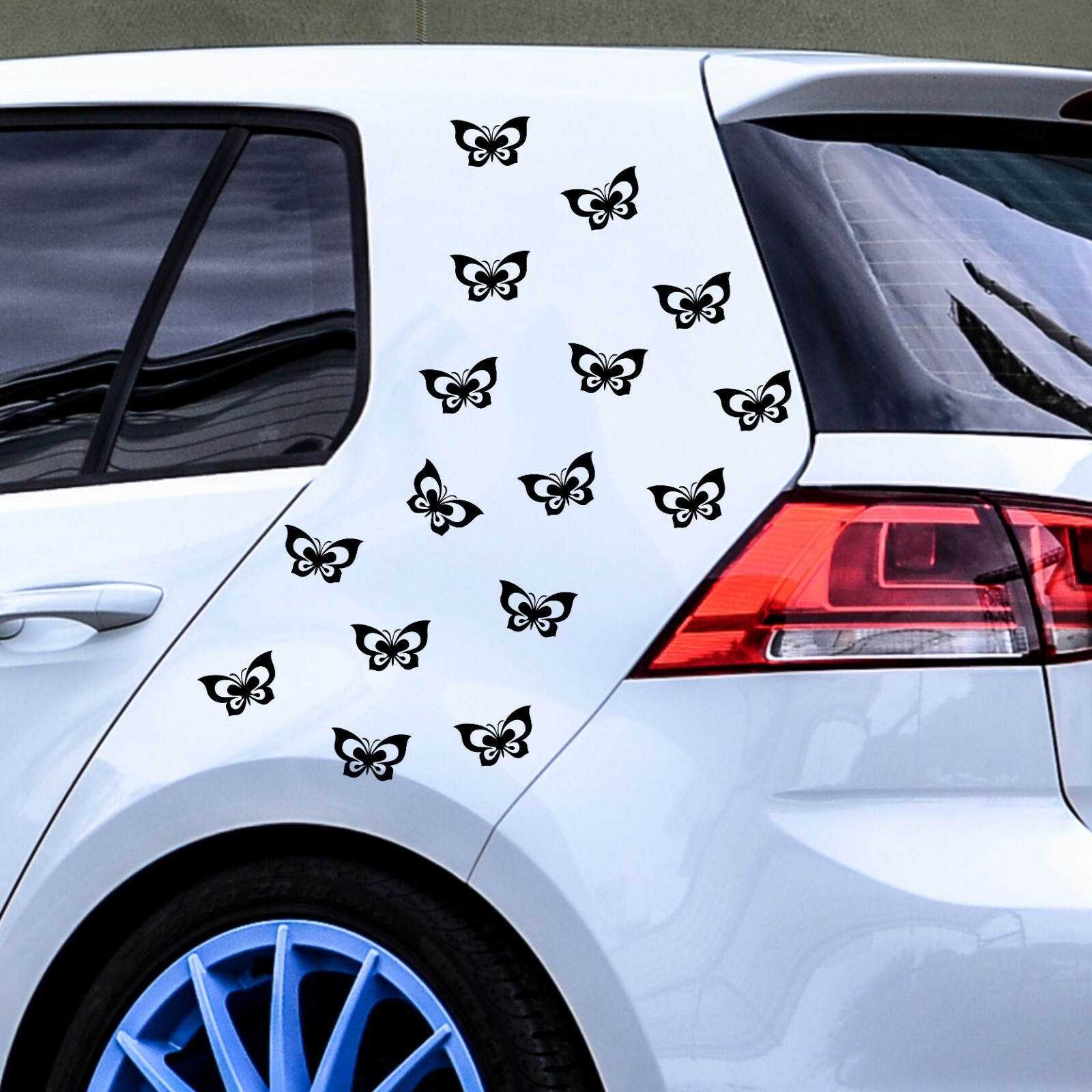 Butterfly Car Stickers 16 Butterflies Car Decals Bodywork Window ...