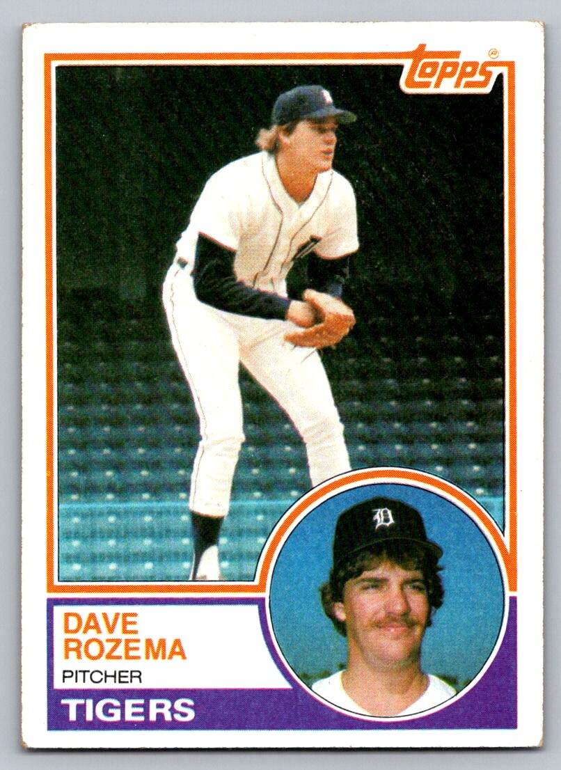 1983 Topps #562 Dave Rozema | eBay
