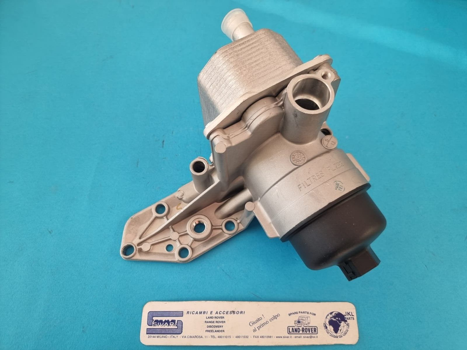 Land Rover Defender Puma Oil Filter Group And Heat Exchanger LR104386 ...