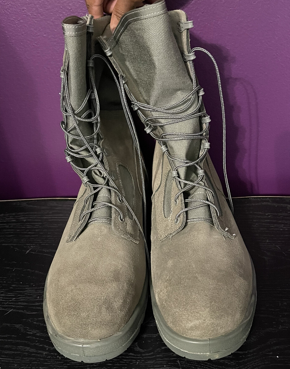 BELLEVILLE 600 ST Hot Weather Steel Toe Boot Sage Gre… - Gem