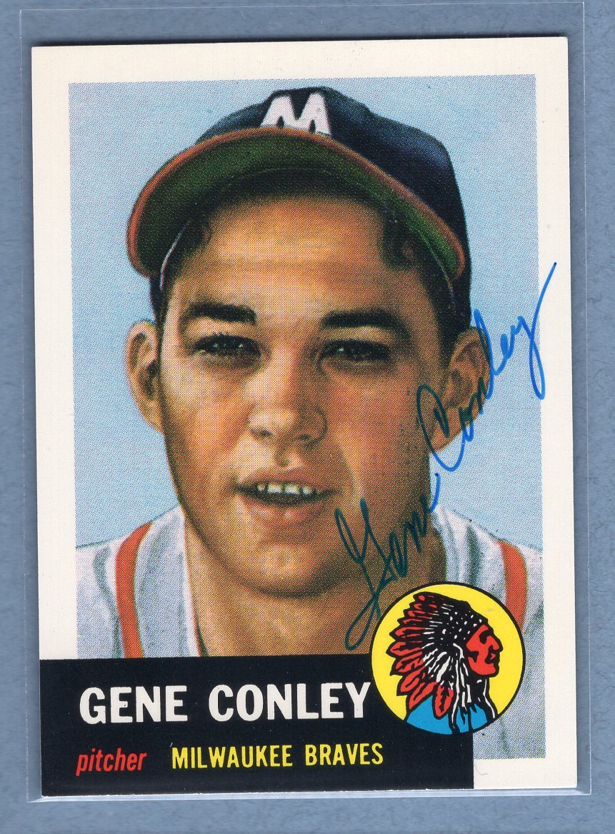 1991 Topps Archives #215 Gene Conley Autograph Auto signed | eBay