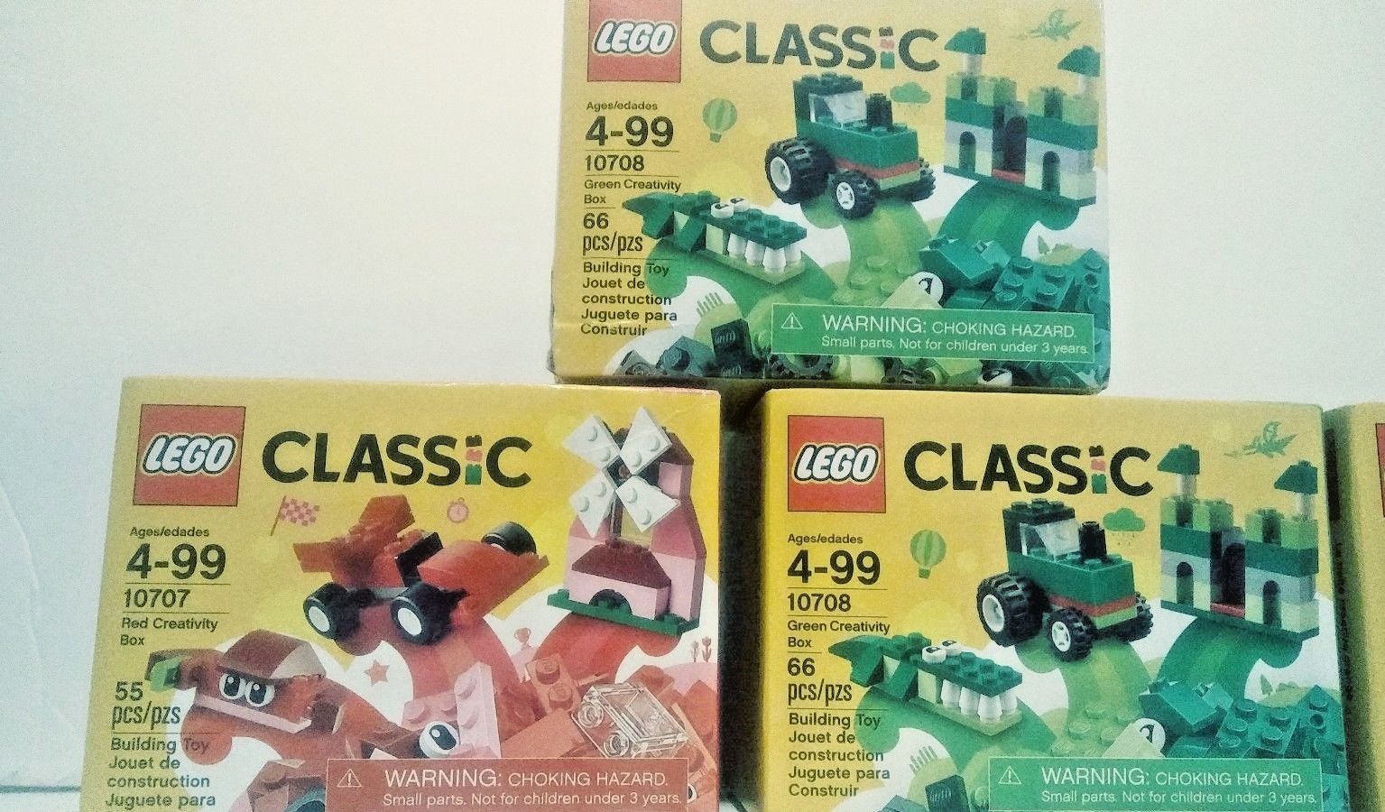 Lego Classic Red Yellow Green (2) Bundle LOT NIB | eBay