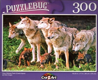 Grey Wolves Pack - 300 Pieces Jigsaw Puzzle | eBay