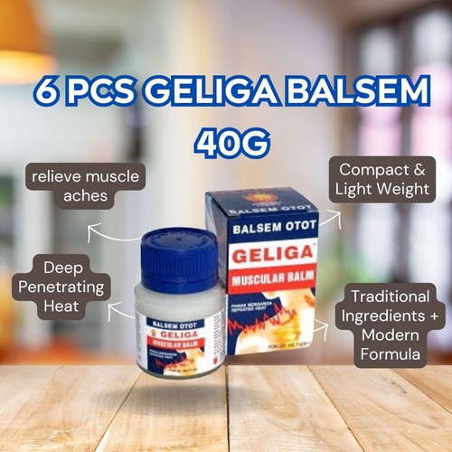 Geliga Muscular Balm | Deep Heat Relief | Muscle & Joint Pain | Fast ...