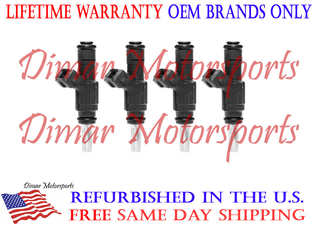 Lifetime Warranty - OEM Fuel Injector Set of 4 - 0280155927 | eBay