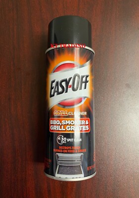 Easy-Off GRILL CLEANER BBQ Smoker Grates ~ Destroy Tough Grease Stains ...