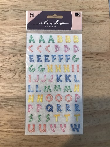 EK Success Sticko Small Baby Alphabet Letter Stickers | eBay