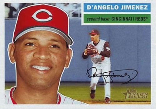 2005 Topps Heritage #408 D'Angelo Jimenez Reds NM-MT (SP - Short Print ...
