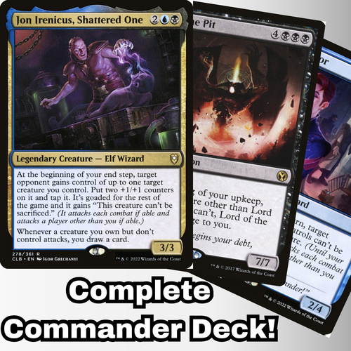 MTG Commander EDH Deck Jon Irenicus, Shattered One 100 Magic Cards ...