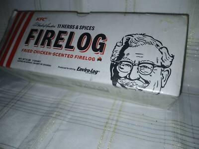 KFC FIRE LOG 11 HERBS AND SPICES KENTUCKY FRIED CHICKEN - FIRELOG | eBay