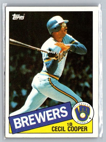 1985 Topps #290 Cecil Cooper | eBay