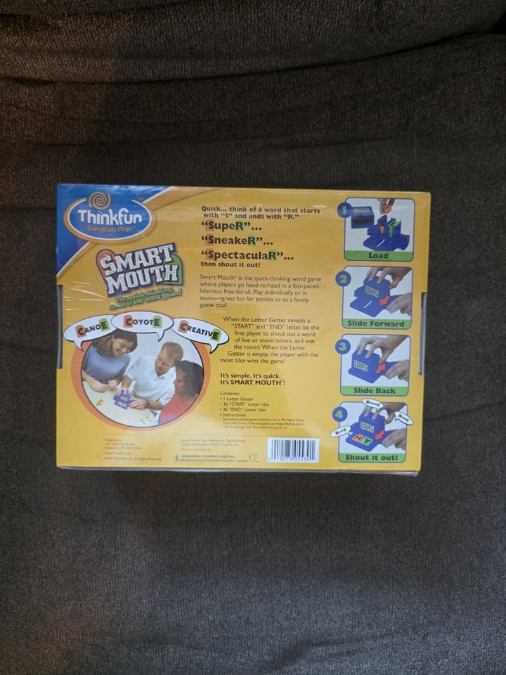 Smart Mouth word game by Thinkfun - NEW - sealed box | eBay