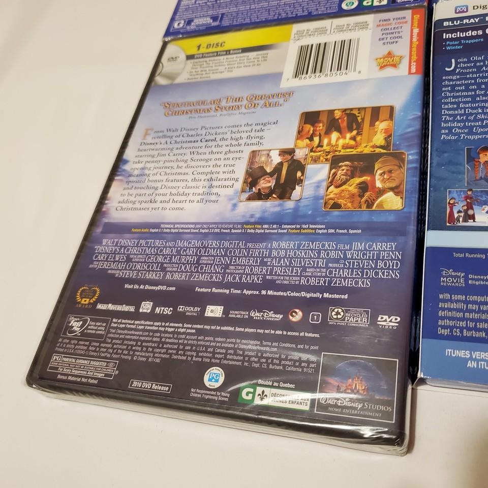 New Lot Of 4 Disney Blu Ray X DVD Lion King Frozen Book Of Life ...