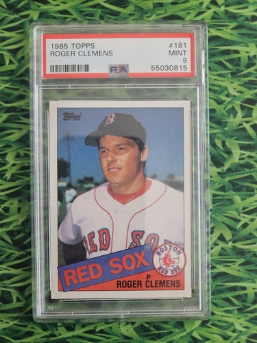 1985 Topps Roger Clemens #181 PSA 9 RC Boston Red Sox | eBay