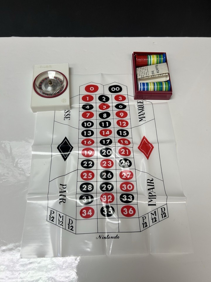 Nintendo Mini Boxed Roulette Game Circa 1960’s Like New Made In Japan ...