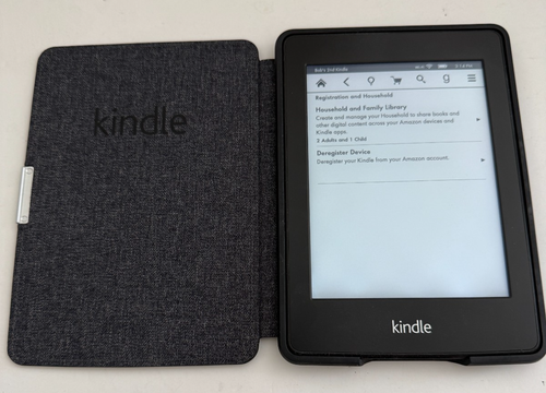 Working Amazon Kindle Paperwhite Black eBook Reader EY21 with Case ...