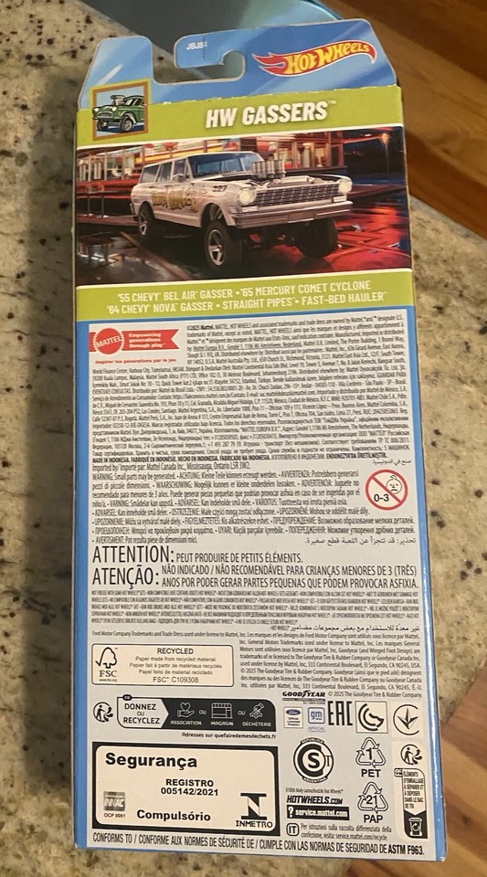 Hot Wheels HW Gassers 5 Pack W/55 Chevy Bel Air Gasser | eBay