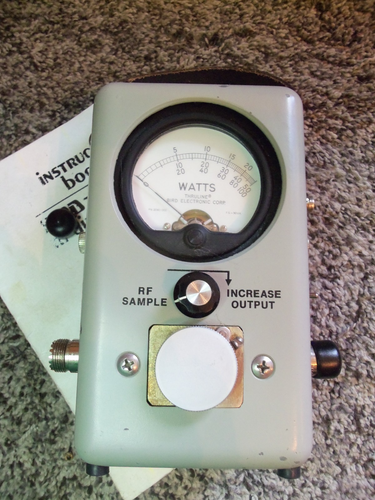 Bird 43 4431 Thruline Wattmeter Watt Element Slug Reading Meter 2x 5x ...