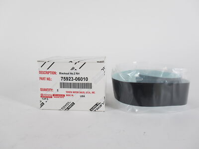 Genuine OEM Toyota 75923-06010 Passenger RH Black Out Tape 2015-2017 ...