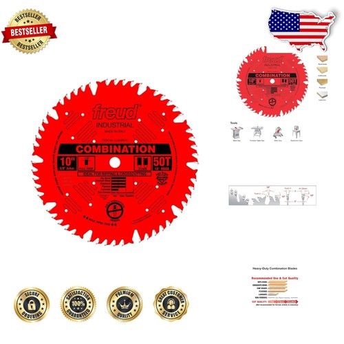 Ultimate 10" High-Density Carbide Combo Blade - Perfect for Woodworking ...