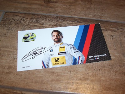 Photo signée / Photo Card Autograph Timo Glock BMW Motorsport 2017 ...