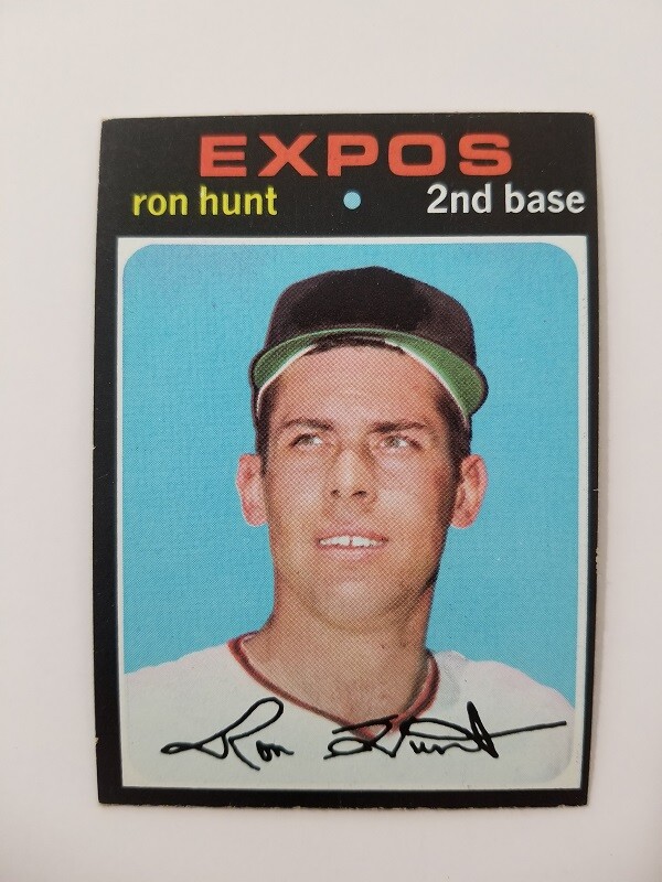 RON HUNT 1971 TOPPS BASEBALL CARD #578 MONTREAL EXPOS | eBay