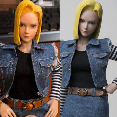 Wjltoys Android 18 lazuli Dragon Ball 12in Action Figure Doll Model TY ...