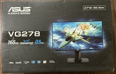 ASUS VG278 165Hz Gaming Monitor, FHD, 0.5 Ms Response Time | eBay