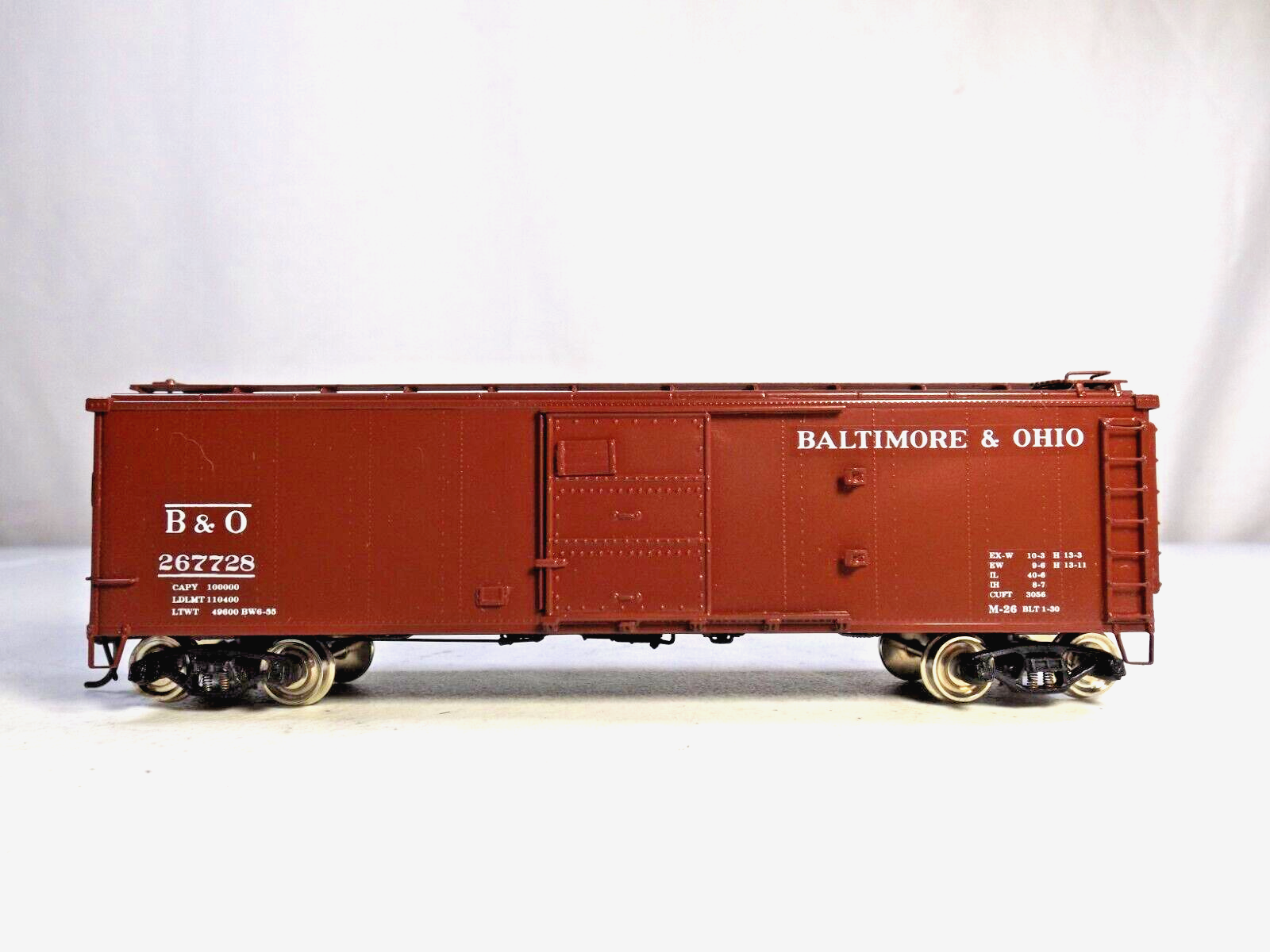 HO Iron Horse Models brass B&O M-26 boxcar in original box (lot BB100 ...