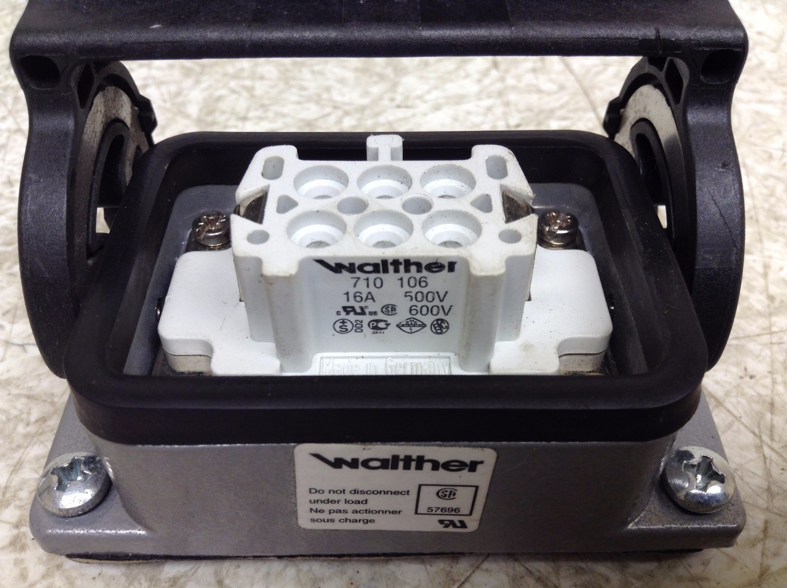 Walther 710 106 6 Pin Female Connector 710106 16 A 500 V (TSC) | eBay UK