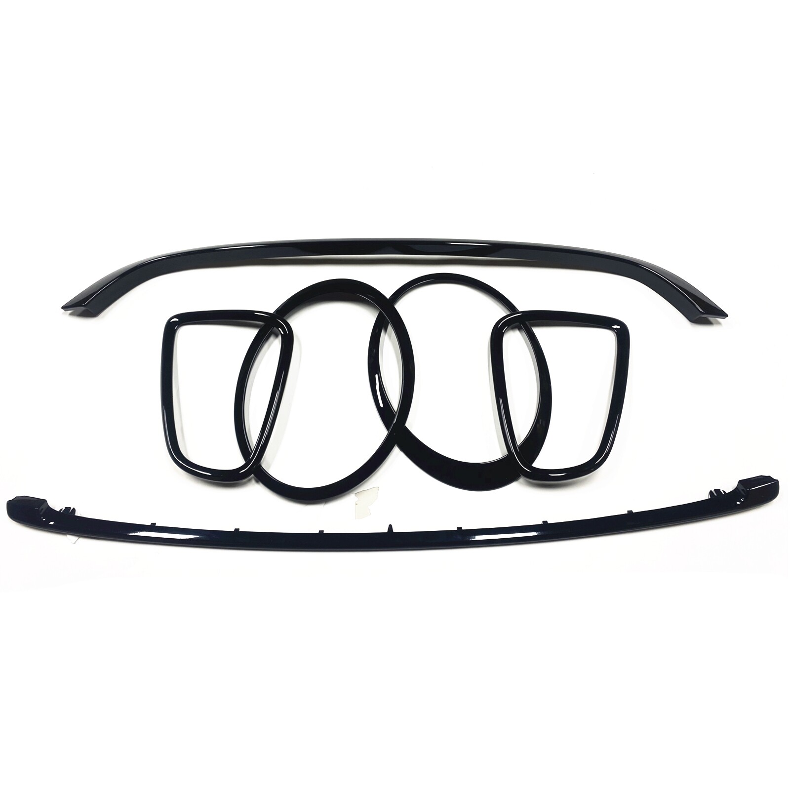 Front+Rear Headlamp Eyelid Frame Grill Kit For MINI COOPER R55/R56/R57 ...