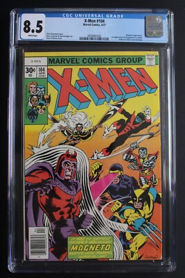X-MEN #104 vs MAGNETO 1977 Madrox 1st Cameo CH'OD, CORSAIR, STARJAMMERS ...