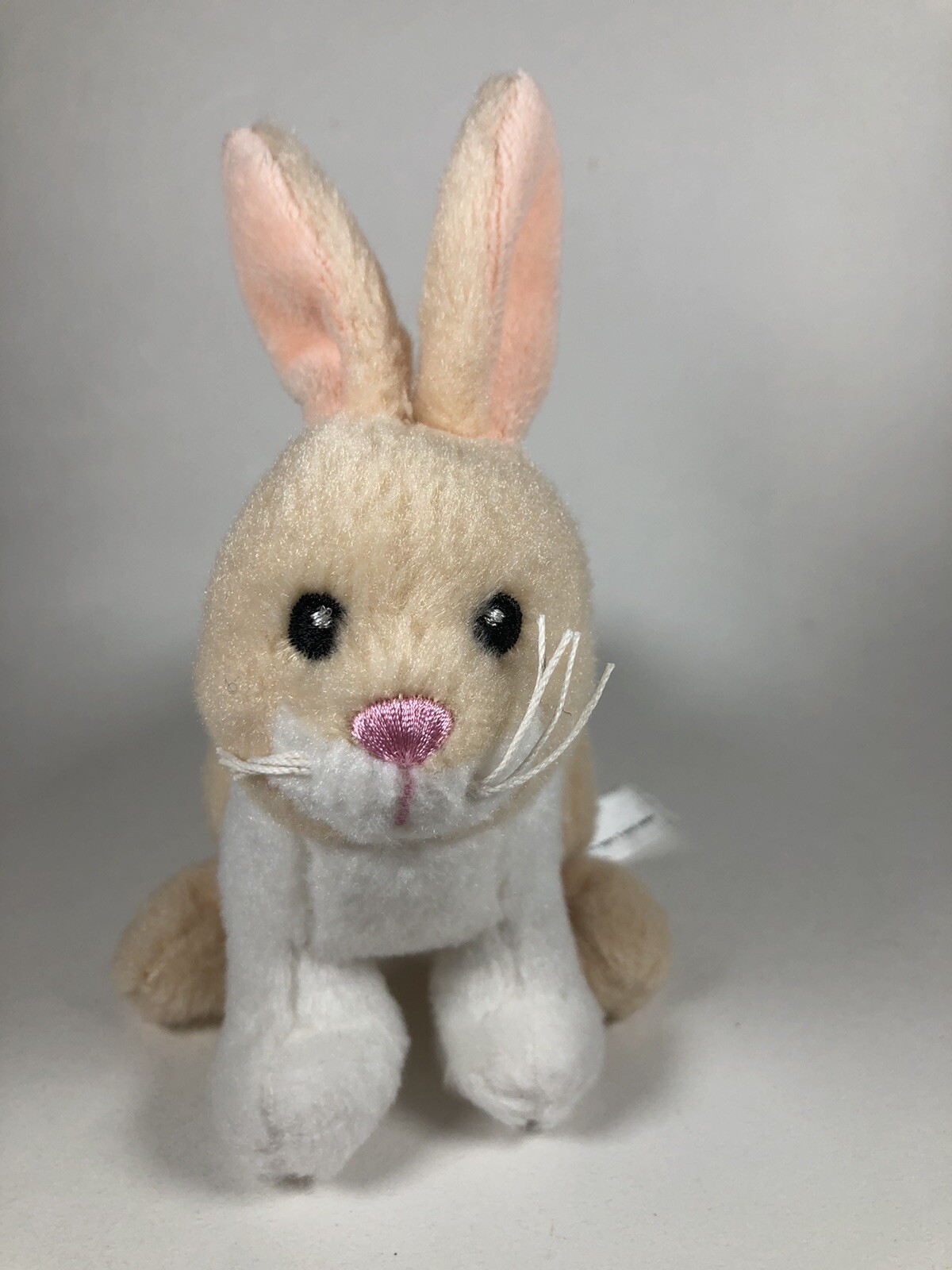 Animal Adventure Plush Bunny Rabbit Beige White 5” 2017 Stuffed Animal ...