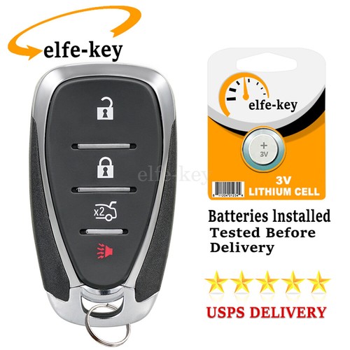 for 2016 2017 2018 2019 2020 Chevrolet Cruze Sonic 4 Buttons Remote Car ...
