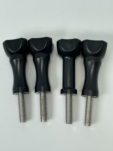 4x Genuine official GoPro Long Thumb screws for GoPro 10 9 8 7 6 5 4 3 ...