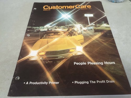 Dec 1974 FORD CUSTOMER CARE USA Dealer Only Magazine RARE | eBay Australia