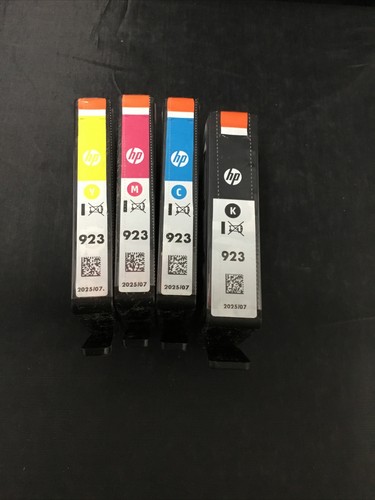 Authentic HP 923 Ink Cartridges 4 PACK B/C/M/Y (6C3Y6LN) Expires JULY ...
