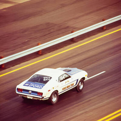 Ed Terry for Ford Drag Team put foot down H Super Stock 1969 M- 1969 ...