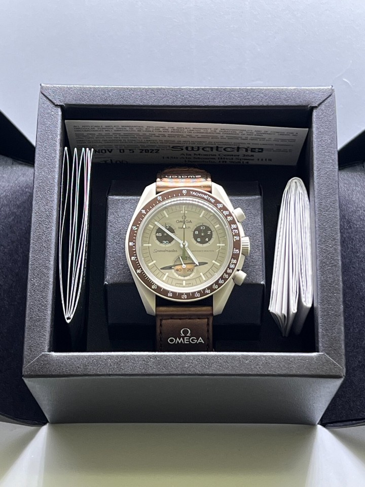 ~NEW~ OMEGA x Swatch Speedmaster MoonSwatch - Mission To Saturn ...